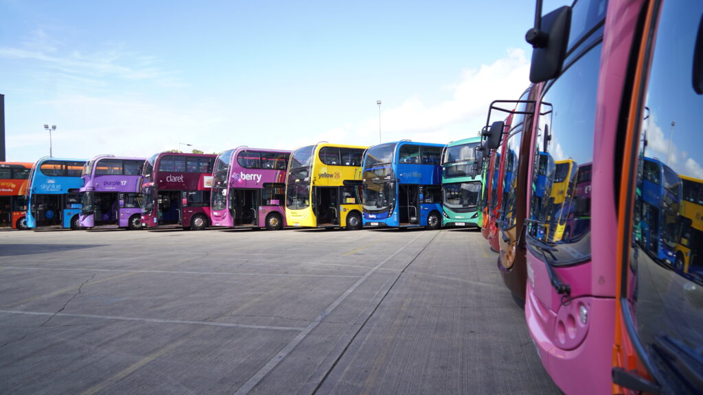 Environmentally friendly bus fleet recognised for top award - ALBUM